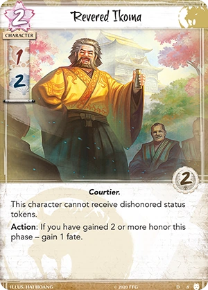 Revered Ikoma - Legend of the Five Rings Wiki