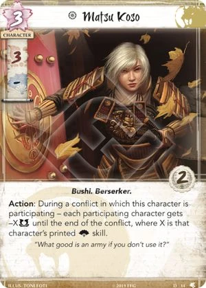 Matsu Koso - Legend of the Five Rings Wiki