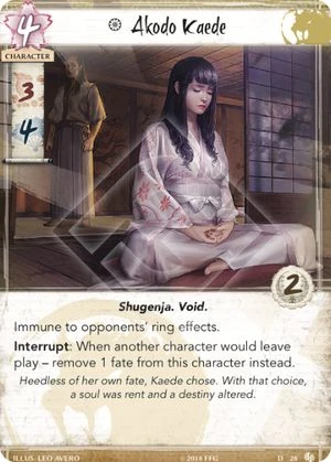 Akodo Kaede - Legend of the Five Rings Wiki