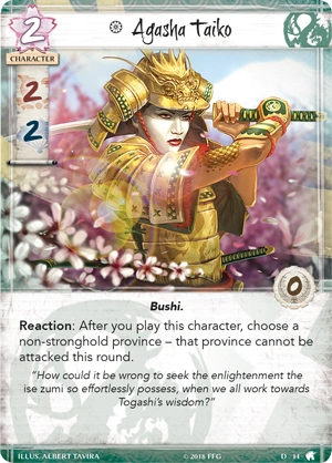 Agasha Taiko - Legend of the Five Rings Wiki