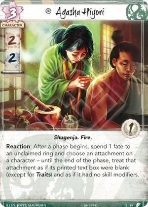 Agasha Hiyori - Legend of the Five Rings Wiki