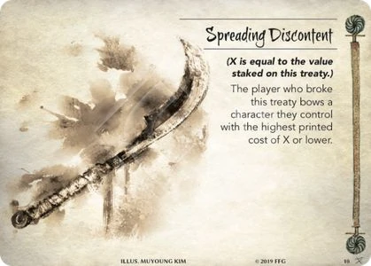 Spreading Discontent - Legend of the Five Rings Wiki
