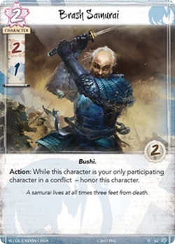 Brash Samurai - Legend of the Five Rings Wiki