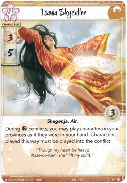 Isawa Skycaller - Legend of the Five Rings Wiki