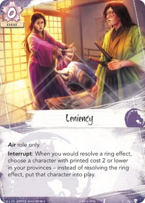 Leniency - Legend of the Five Rings Wiki