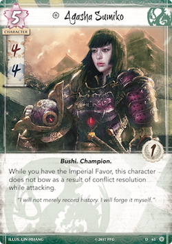 Agasha Sumiko - Legend of the Five Rings Wiki