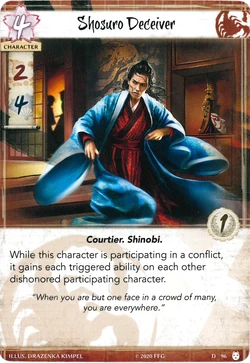 Shosuro Deceiver - Legend of the Five Rings Wiki