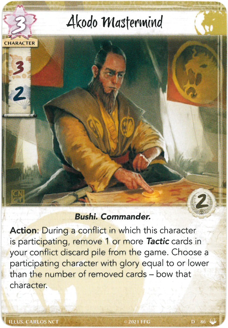 Akodo Mastermind - Legend of the Five Rings Wiki