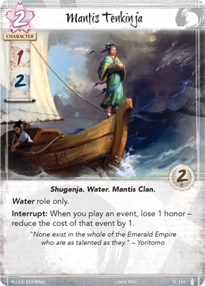 Mantis Tenkinja - Legend of the Five Rings Wiki