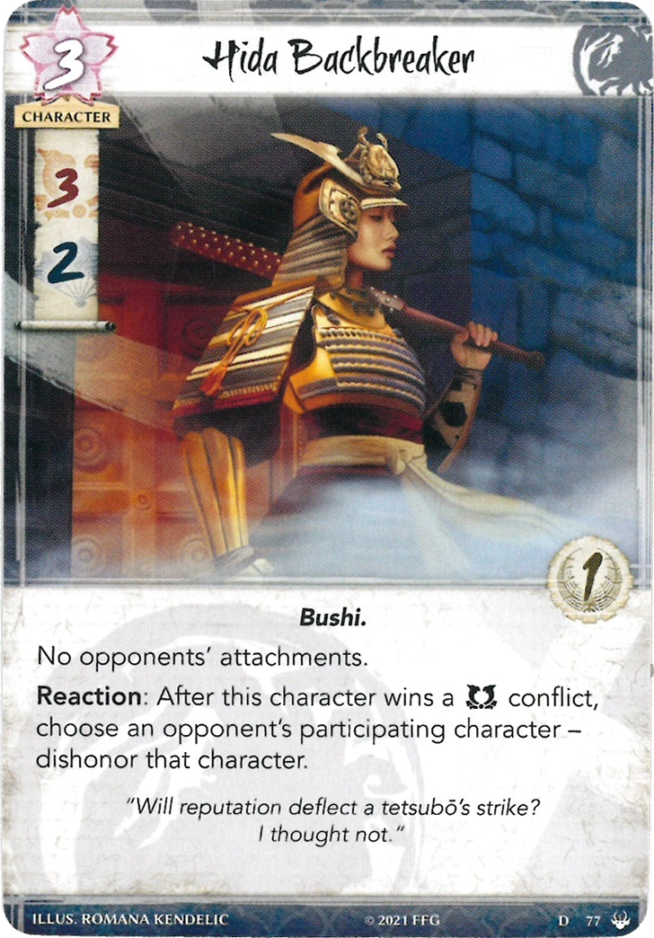 Hida Backbreaker - Legend of the Five Rings Wiki