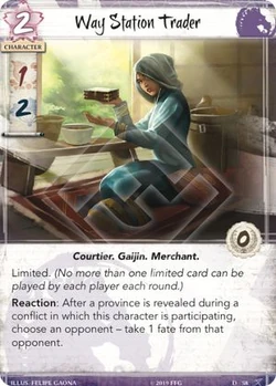 Way Station Trader - Legend of the Five Rings Wiki