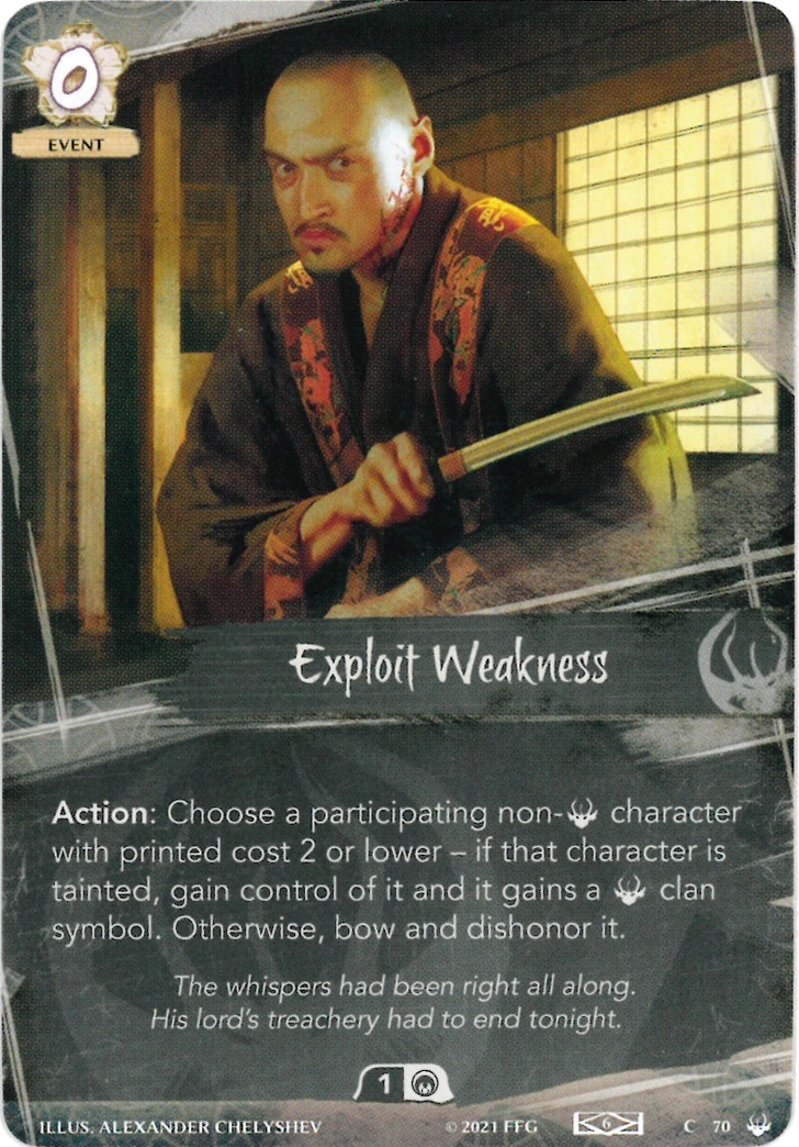 Exploit Weakness - Legend of the Five Rings Wiki