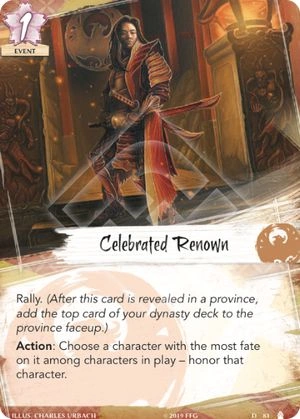 Celebrated Renown - Legend of the Five Rings Wiki