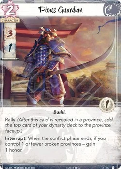 Pious Guardian - Legend of the Five Rings Wiki