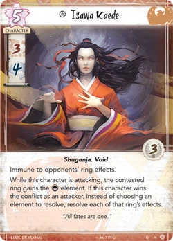 Isawa Kaede - Legend of the Five Rings Wiki
