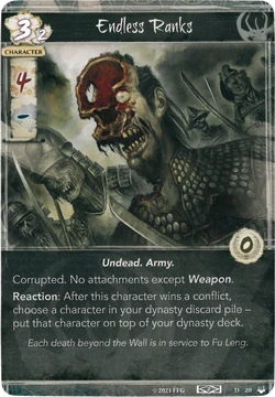 Endless Ranks - Legend of the Five Rings Wiki