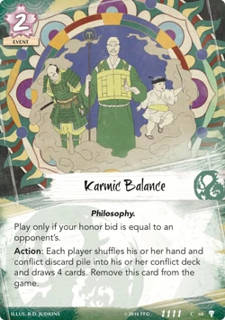 Karmic Balance - Legend of the Five Rings Wiki