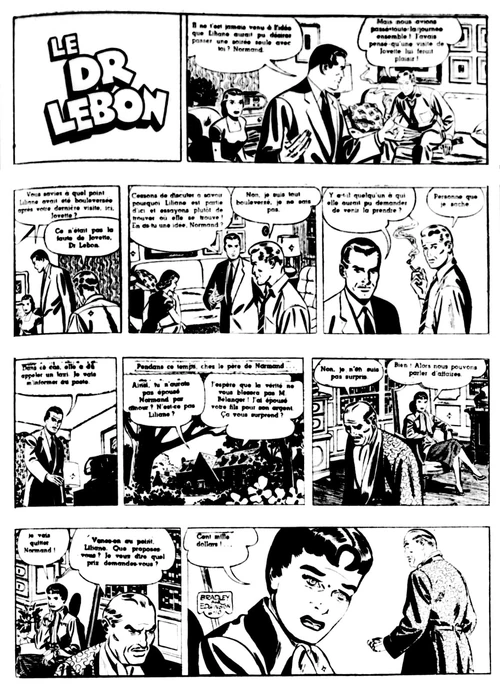 Le Dr Lebon - Le Nouvelliste | Wikia La BD de Journal au Québec | Fandom