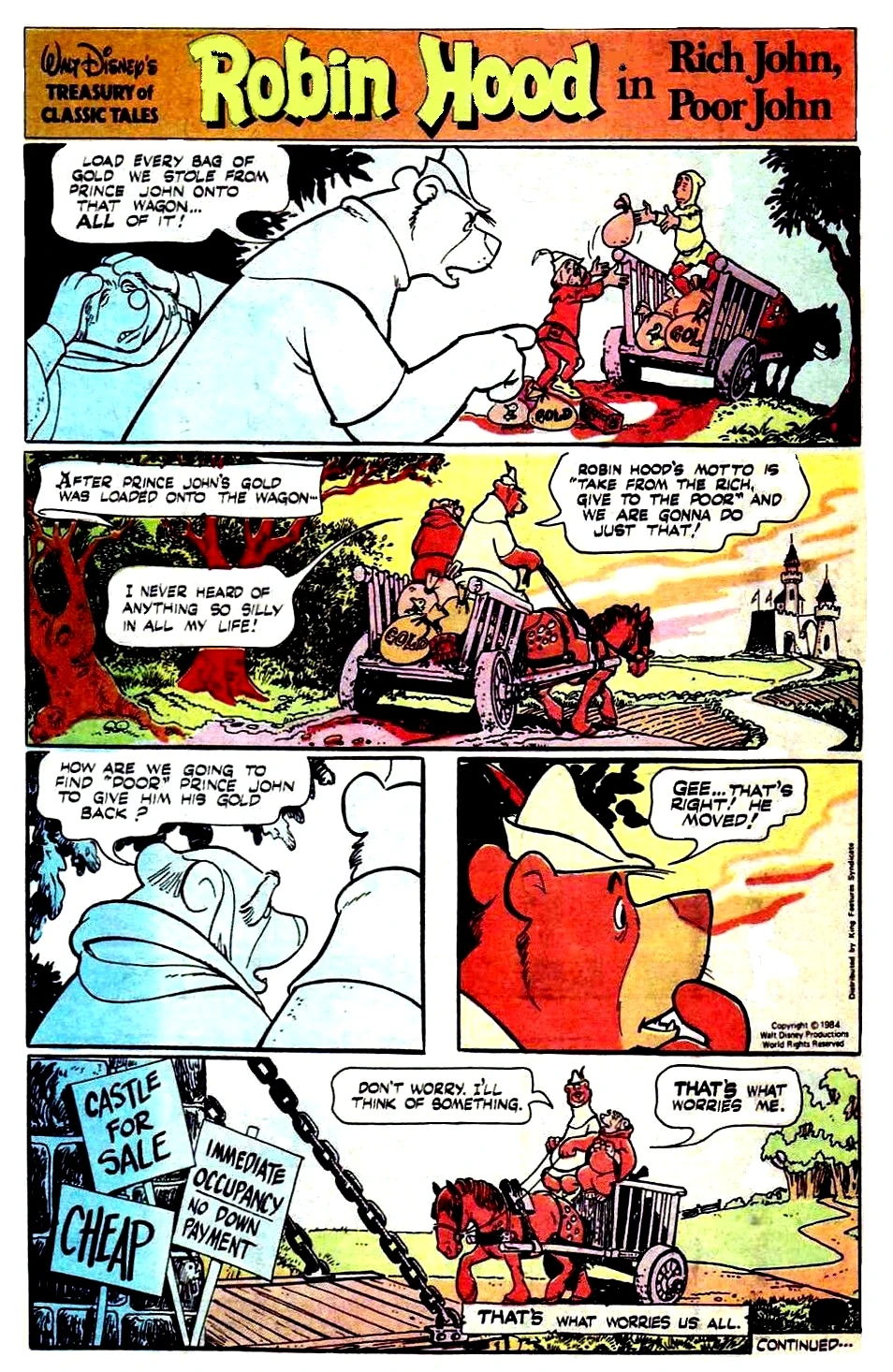 Robin Hood in Rich John, Poor John | Wikia La BD de Journal au Québec ...