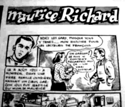 Maurice Richard | Wikia La BD de Journal au Québec | Fandom