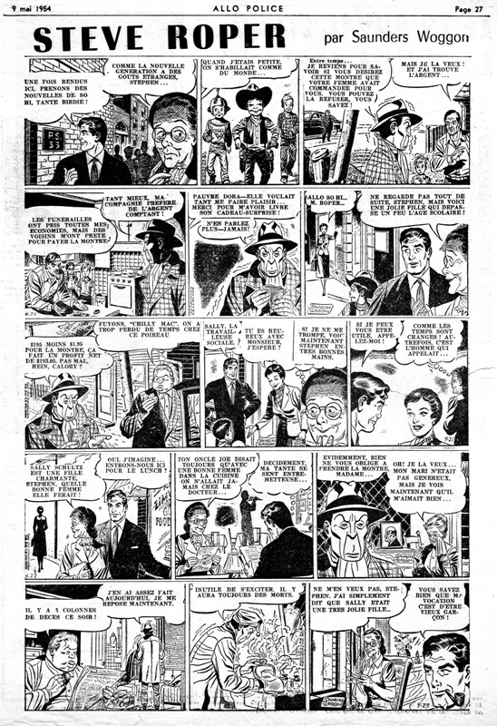 Steve Roper - Allo Police | Wikia La BD de Journal au Québec | Fandom