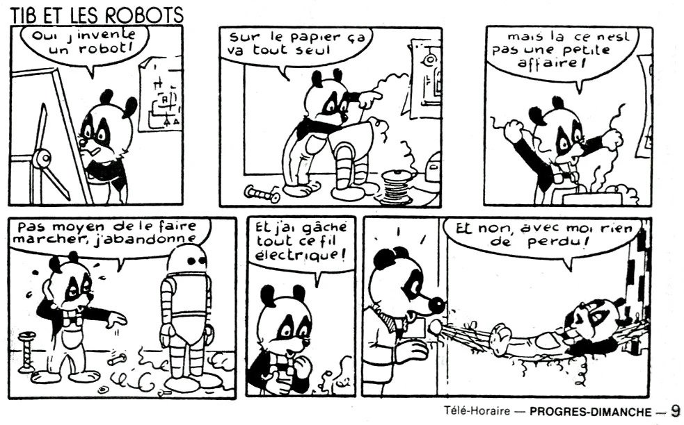 Tib et les Robots | Wikia La BD de Journal au Québec | Fandom