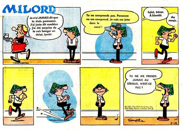 Milord - La Patrie du Dimanche | Wikia La BD de Journal au Québec | Fandom