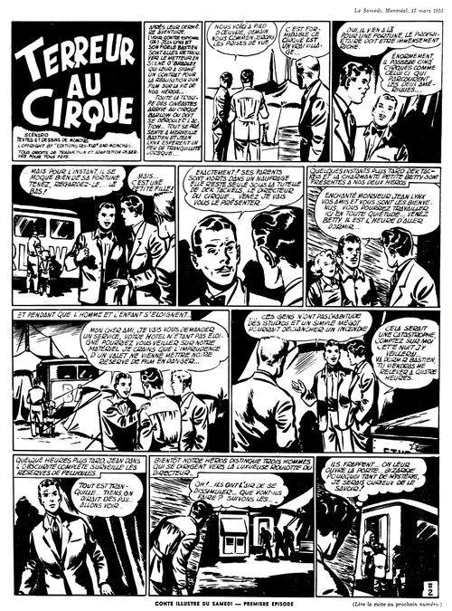 Terreur au Cirque | Wikia La BD de Journal au Québec | Fandom