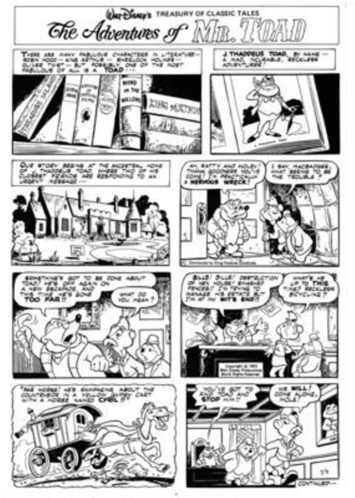 The Adventures of Mr. Toad | Wikia La BD de Journal au Québec | Fandom
