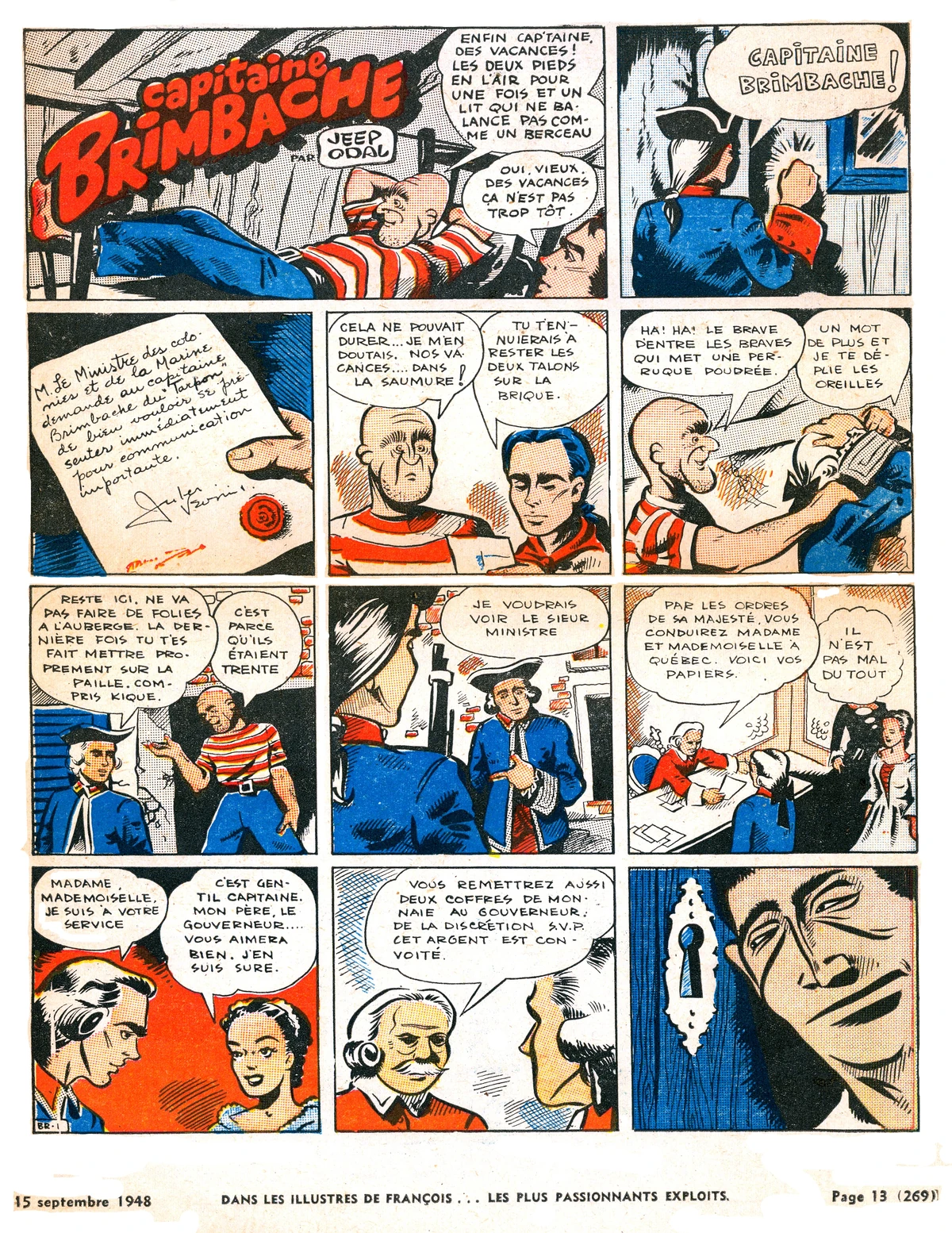 Capitaine Brimbache | Wikia La BD de Journal au Québec | Fandom