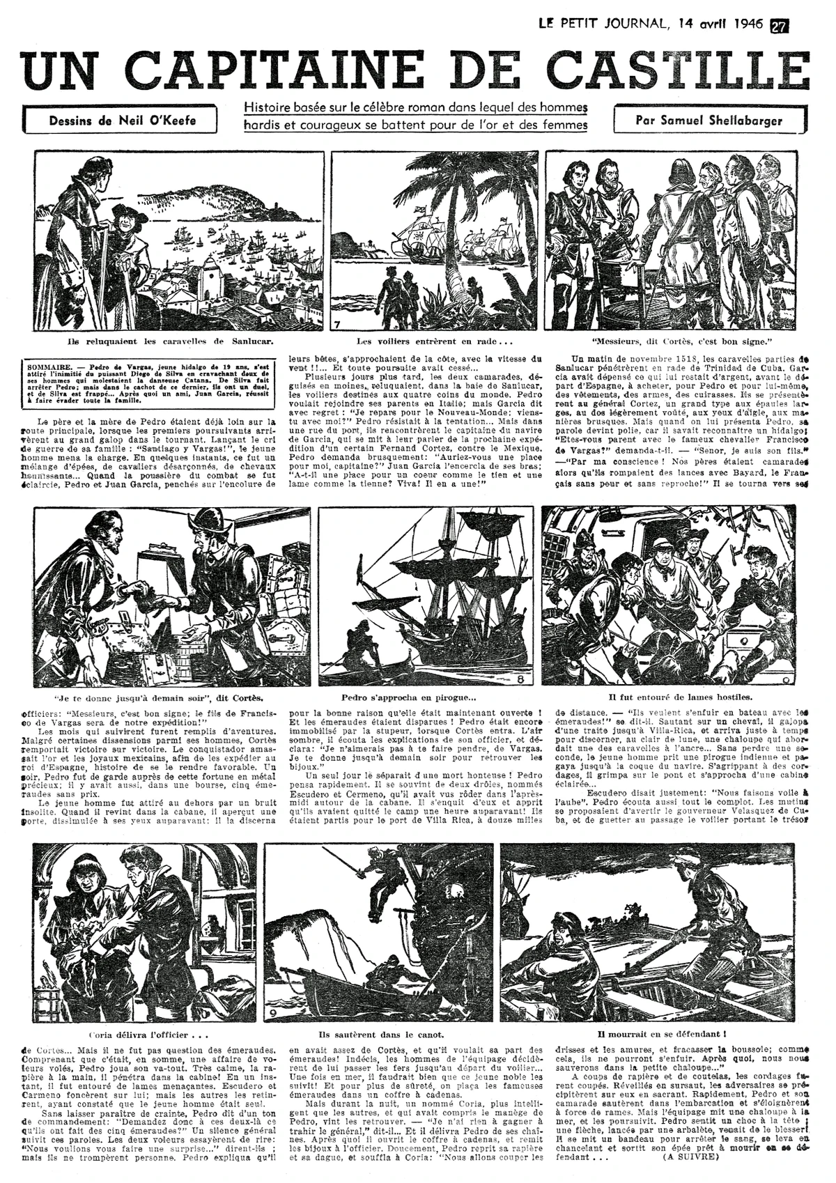 Un Capitaine de Castille - Le Petit Journal | Wikia La BD de Journal au ...