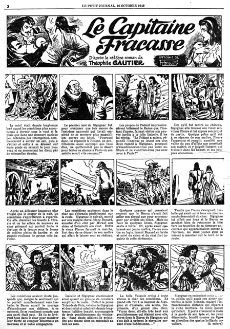Le Capitaine Fracasse | Wikia La BD de Journal au Québec | Fandom