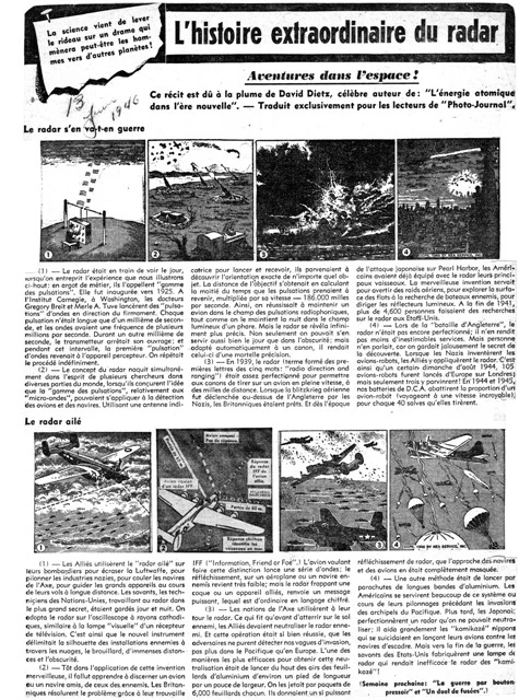 L'Histoire Extraordinaire du Radar - Photo-Journal | Wikia La BD de ...