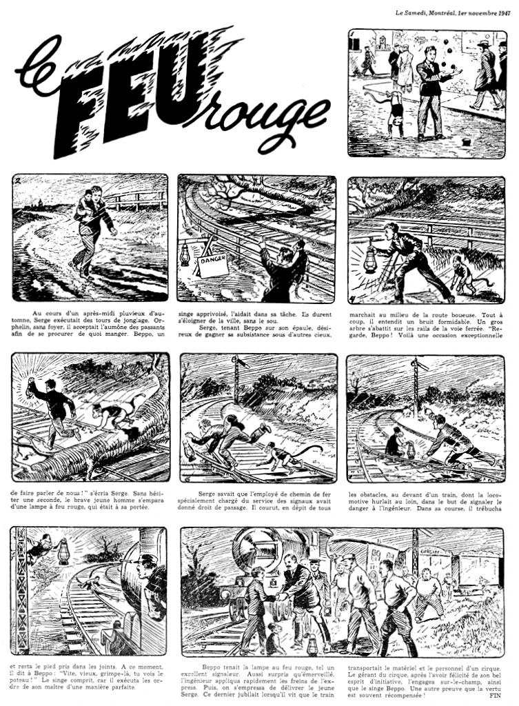 Le Feu Rouge - Le Samedi | Wikia La BD de Journal au Québec | Fandom