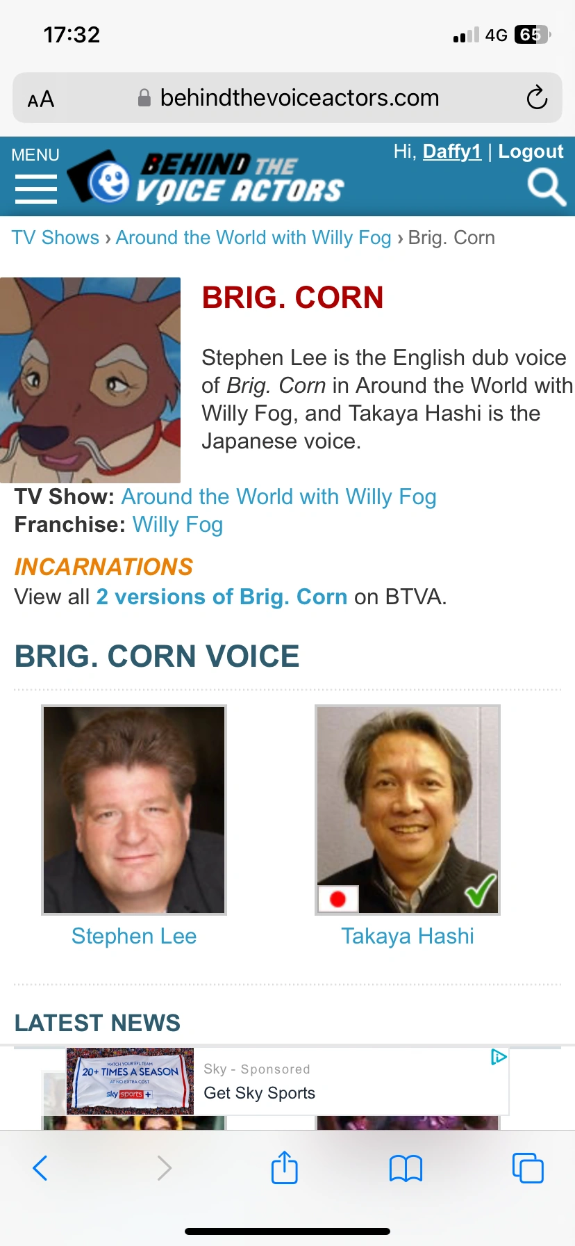 Brig Corn | Wikia La Vuelta al Mundo de Willy Fog | Fandom