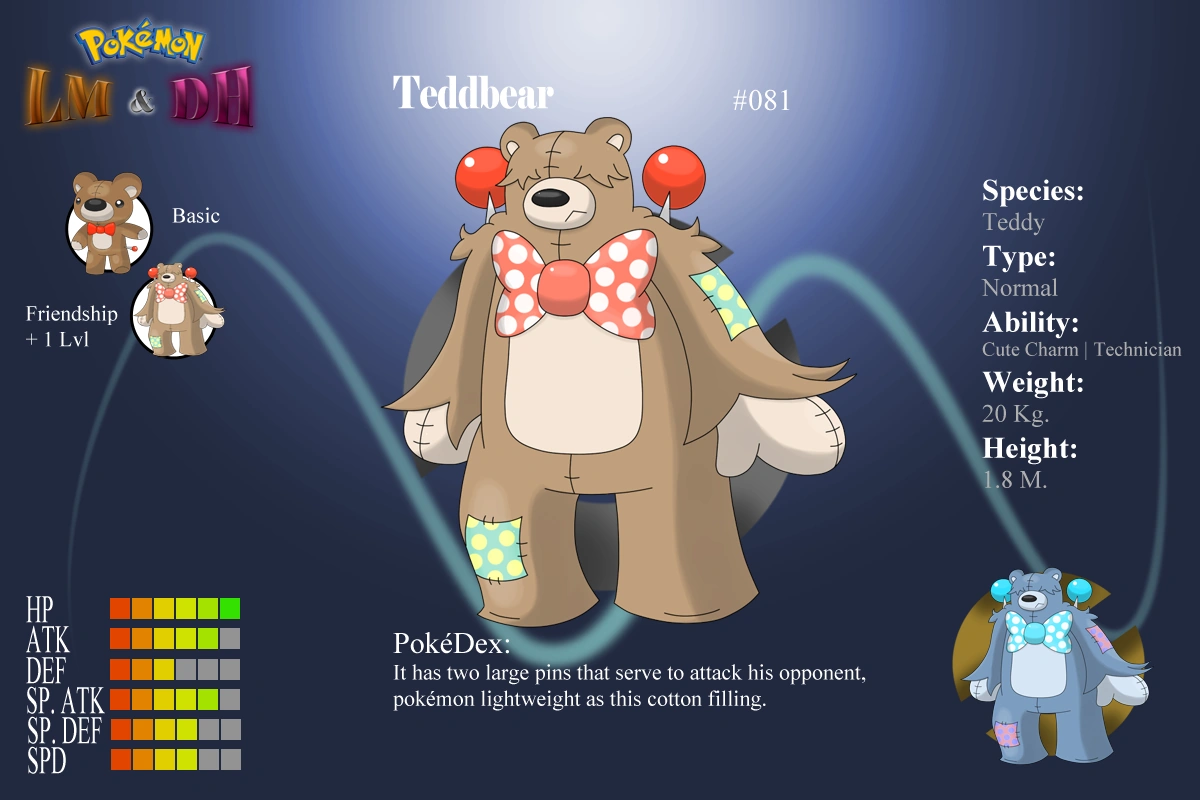 Teddbear | Wiki La Wiki Pokéland | Fandom