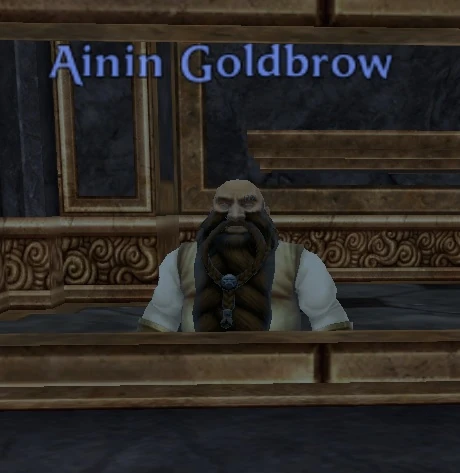 Ainin Goldbrow | Wiki La Biblioteca del Viejo Mundo | Fandom