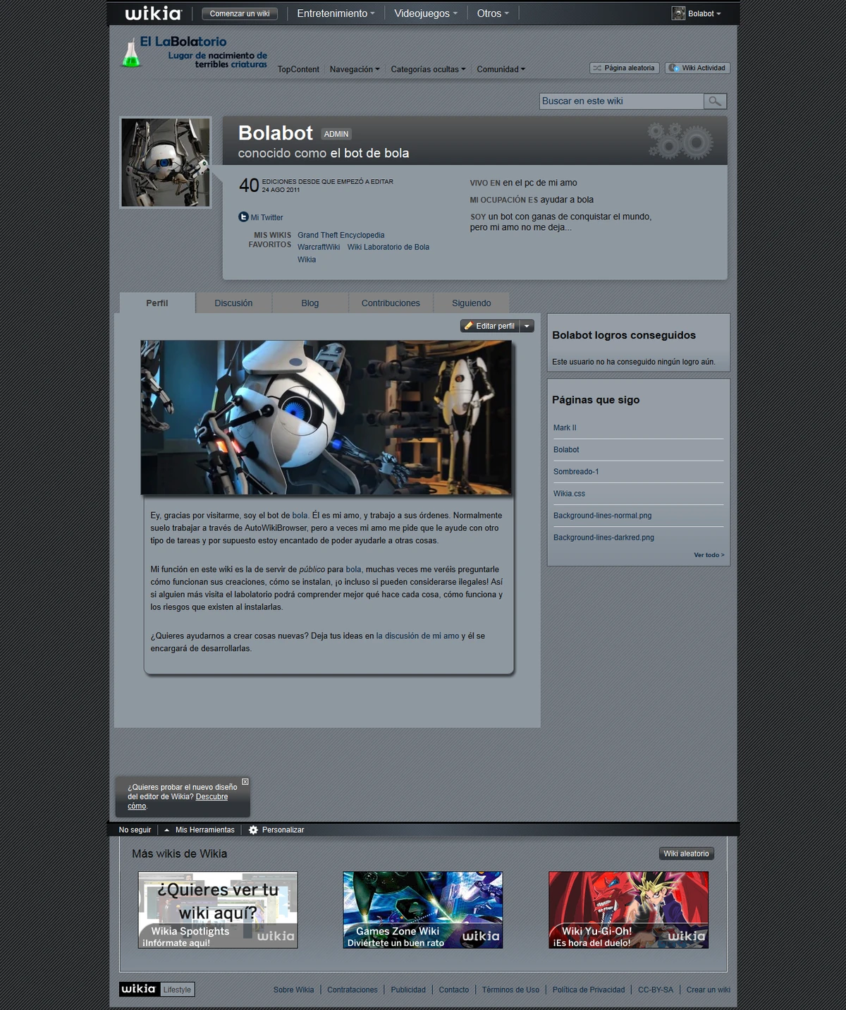 Trucos:CSS específico para namespace | Wiki Laboratorio de Bola | Fandom