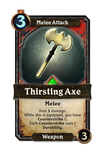 Thirsting Axe - Official Labyrinth Wiki