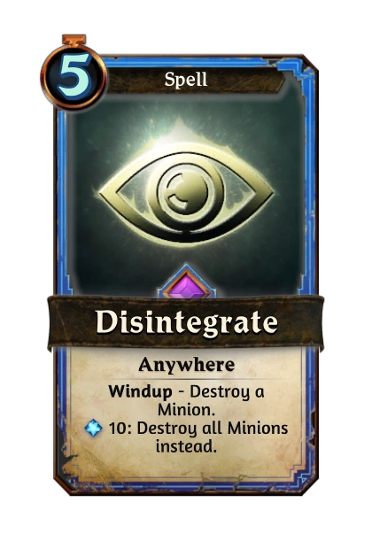 Disintegrate - Official Labyrinth Wiki