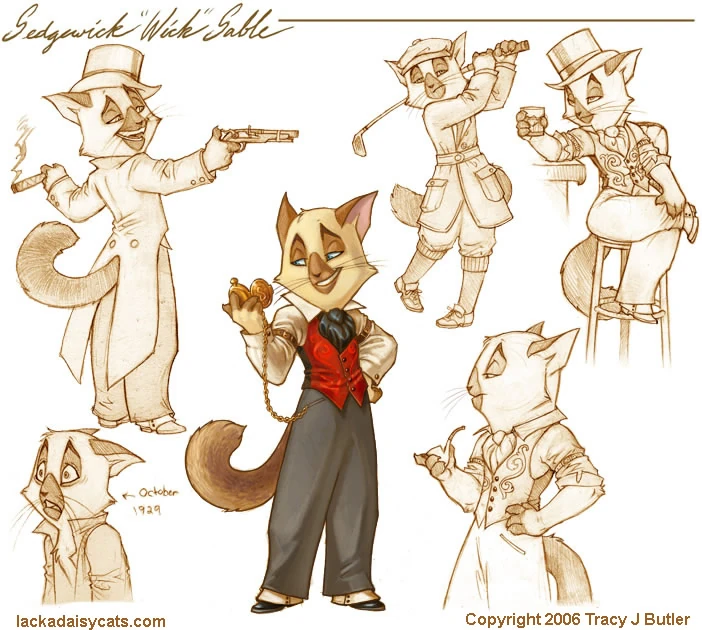 Gallery:Sedgewick Sable | Lackadaisy Wiki | Fandom