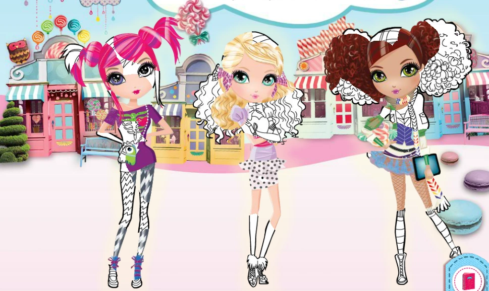 la dee da doll coloring pages