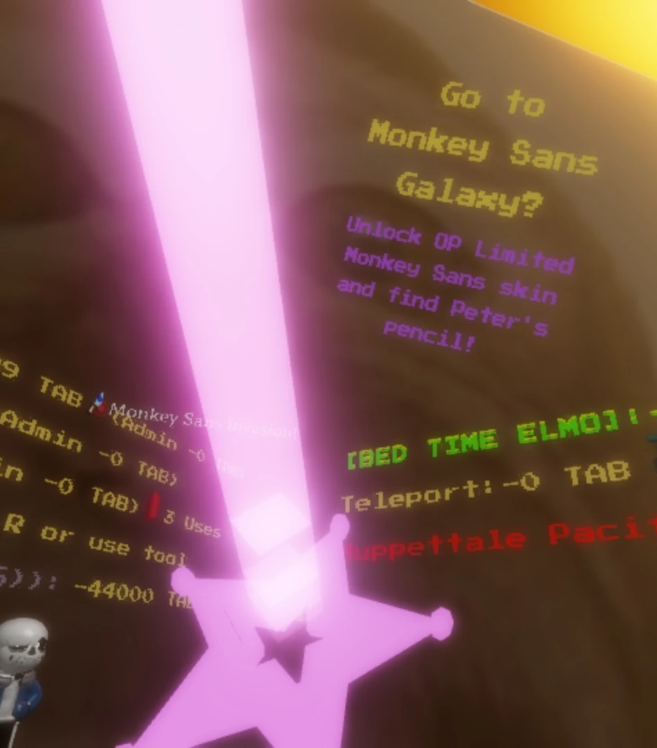 Monkey Sans Galaxy (Test Place) | LADLEGOS' Games Wiki | Fandom
