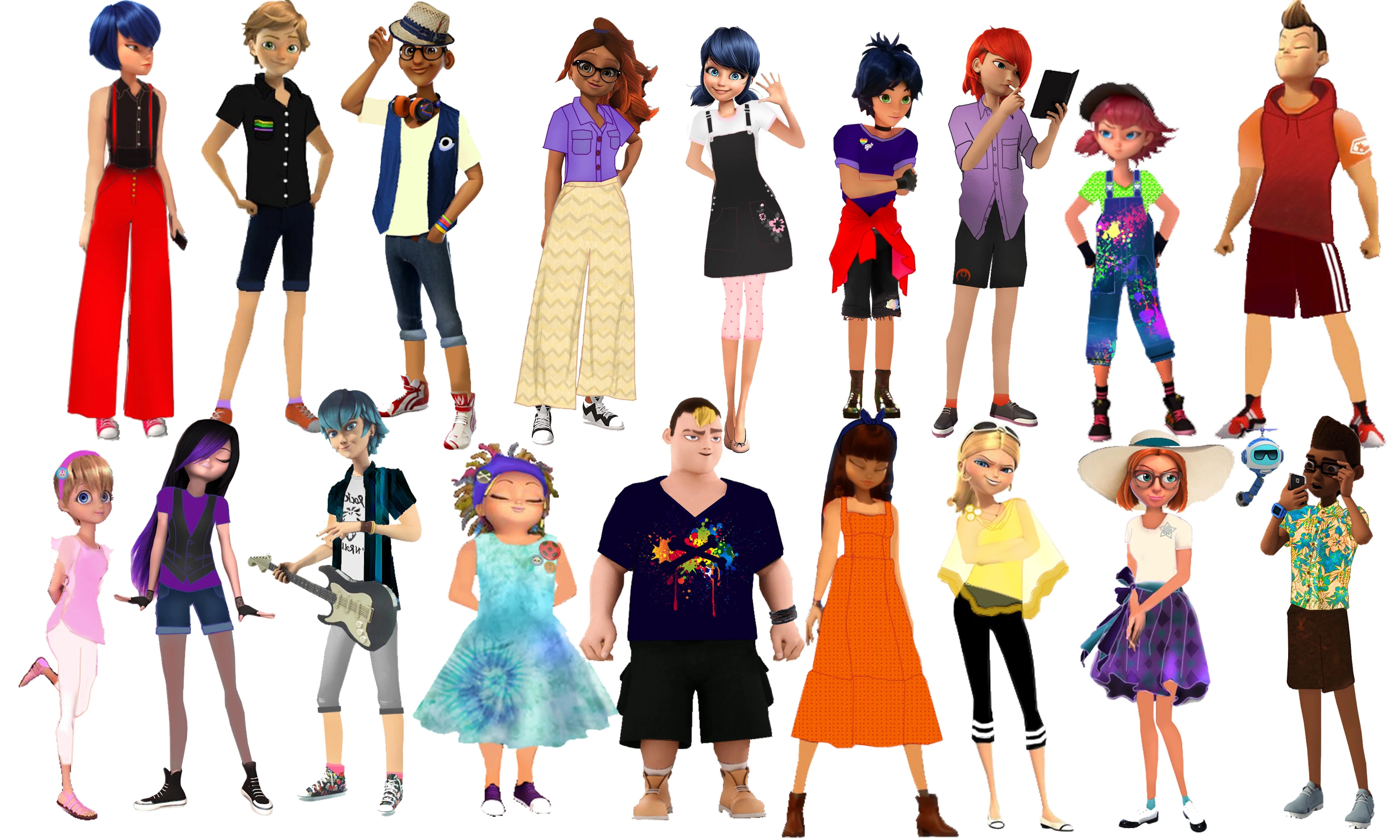 User blog:Alya-investigates/***Fan-art*** Summer & Formal wear outfits ...