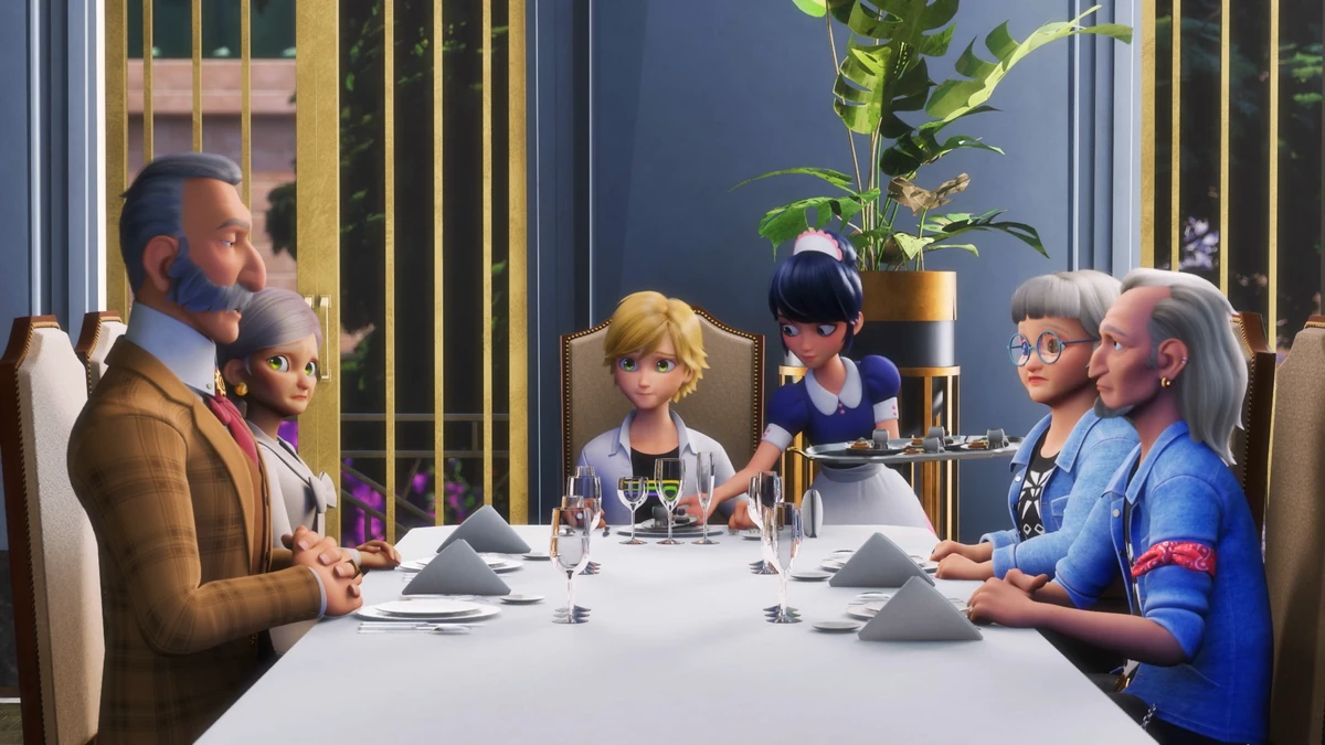 Agreste mansion's dining room | Miraculous Ladybug Wiki | Fandom