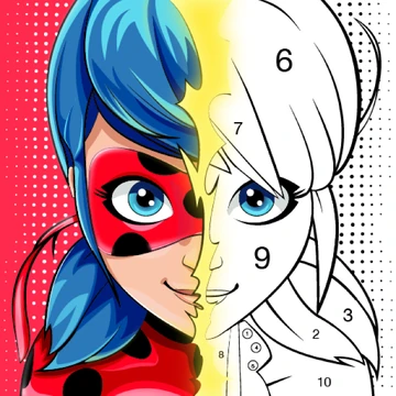 miraculous ladybug and cat noir coloring pages