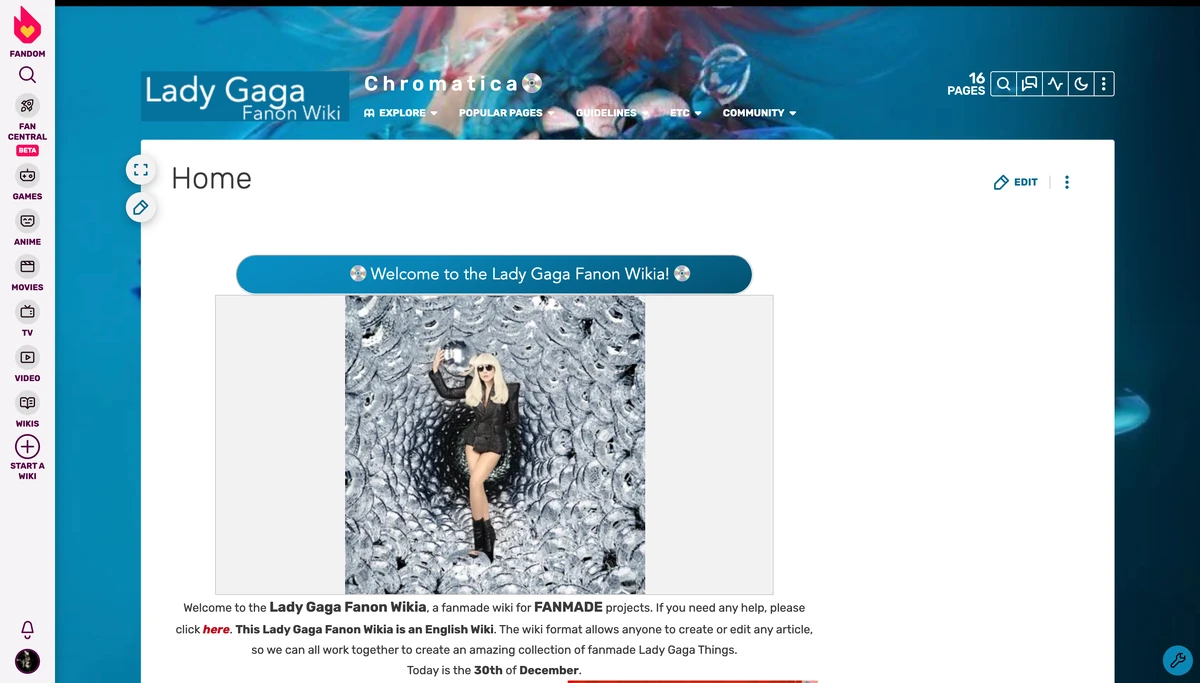 SCOTW Library: 29 December 2022 | Lady Gaga Fanon Wiki | Fandom