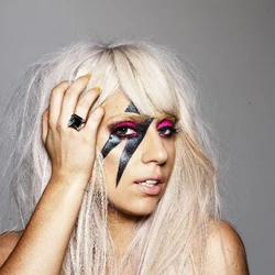 Lady Gaga Makeup Lightning Bolt