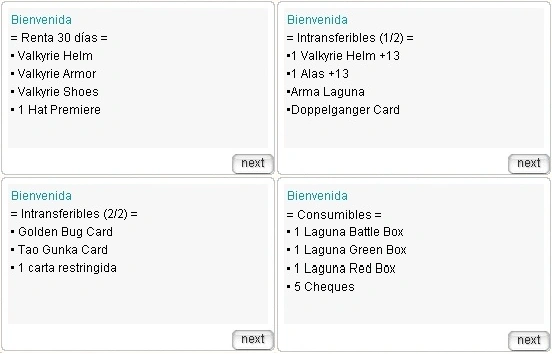 Pack de Bienvenida | Wiki Laguna Realm Vanir | Fandom