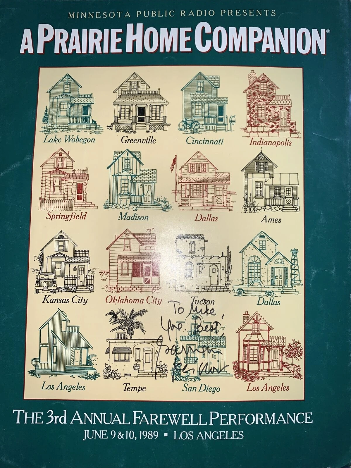 A Prairie Home Companion: June 10, 1989 | Prairie Home Companion Wiki ...